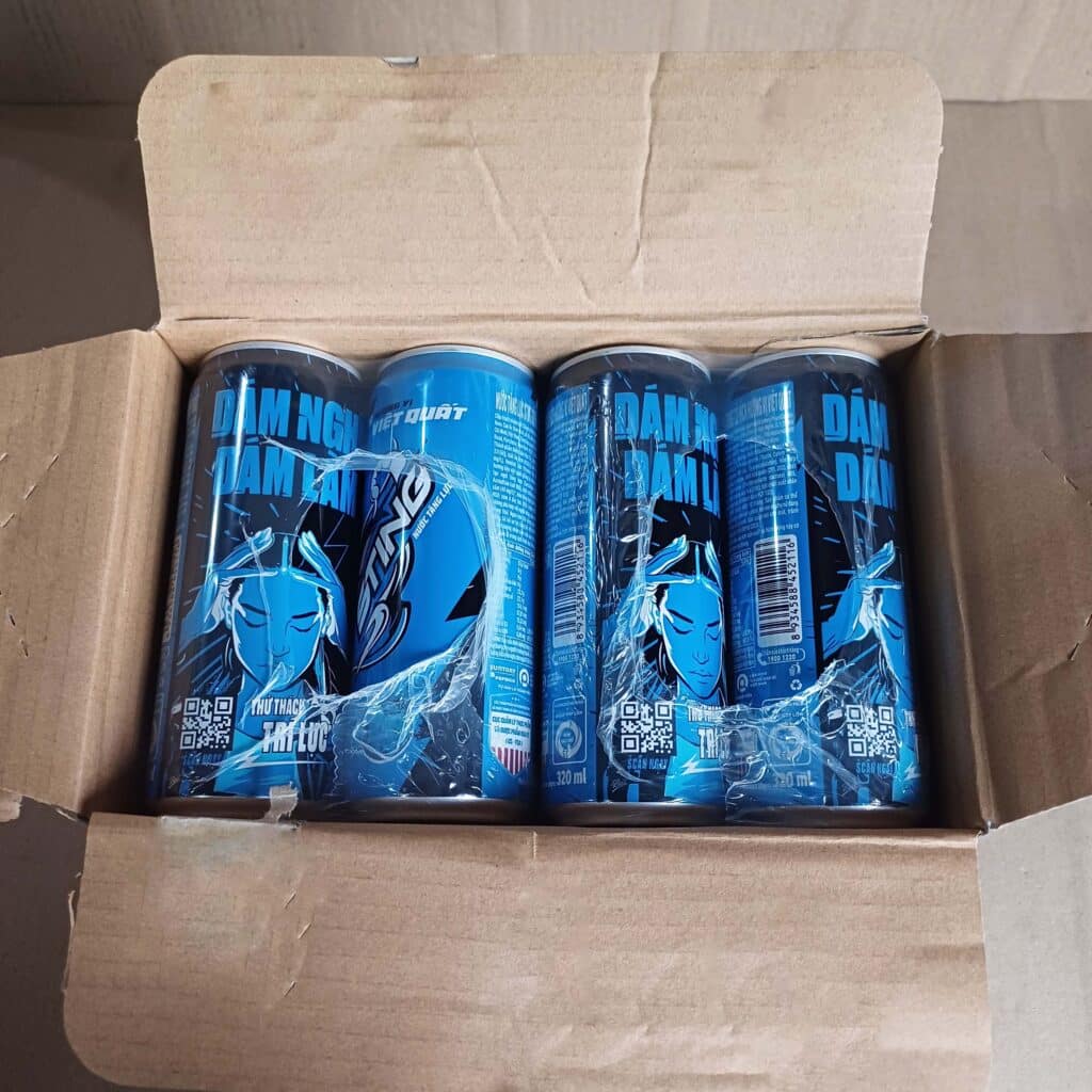 Sting Blueberry Energy Drink 320ml X 24 Cans Wholesale Exporter » FMCG Viet